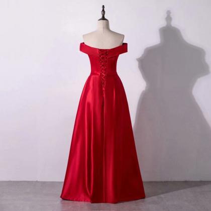 Simple Evening Dress Pageant Formal Dresses V-neck Simple Evening Gown ...