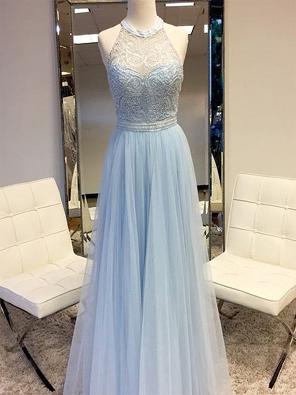 Light Blue Prom Dress, Prom Dresses,graduation Party Dresses, on Luulla