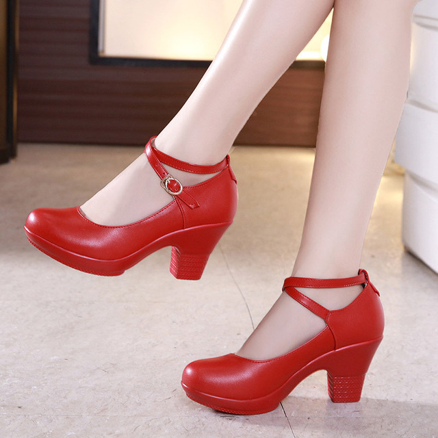 Fashion Women Pumps With High Heels For Ladies Work Shoes Dancing ...