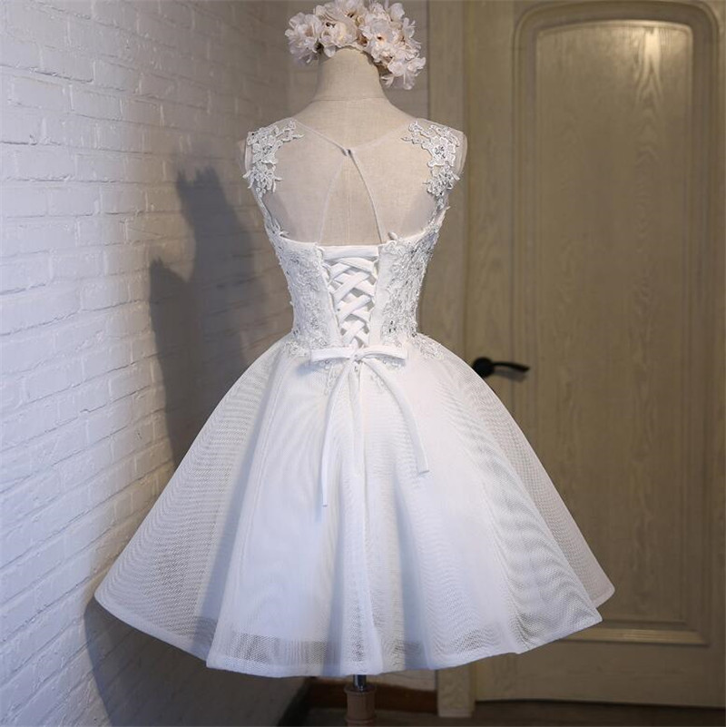 White Simple Graduation Dress Lovely Party Dresses Evening Formal Dress ...