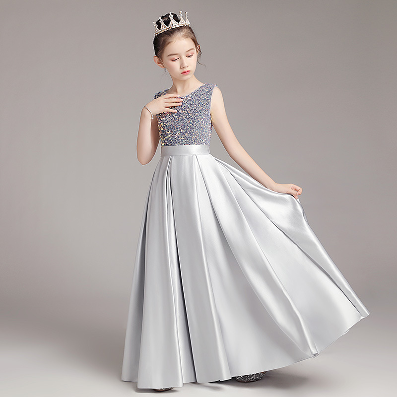 Flower Girl Dress Girls' Piano Competition Evening Dress Performance ...