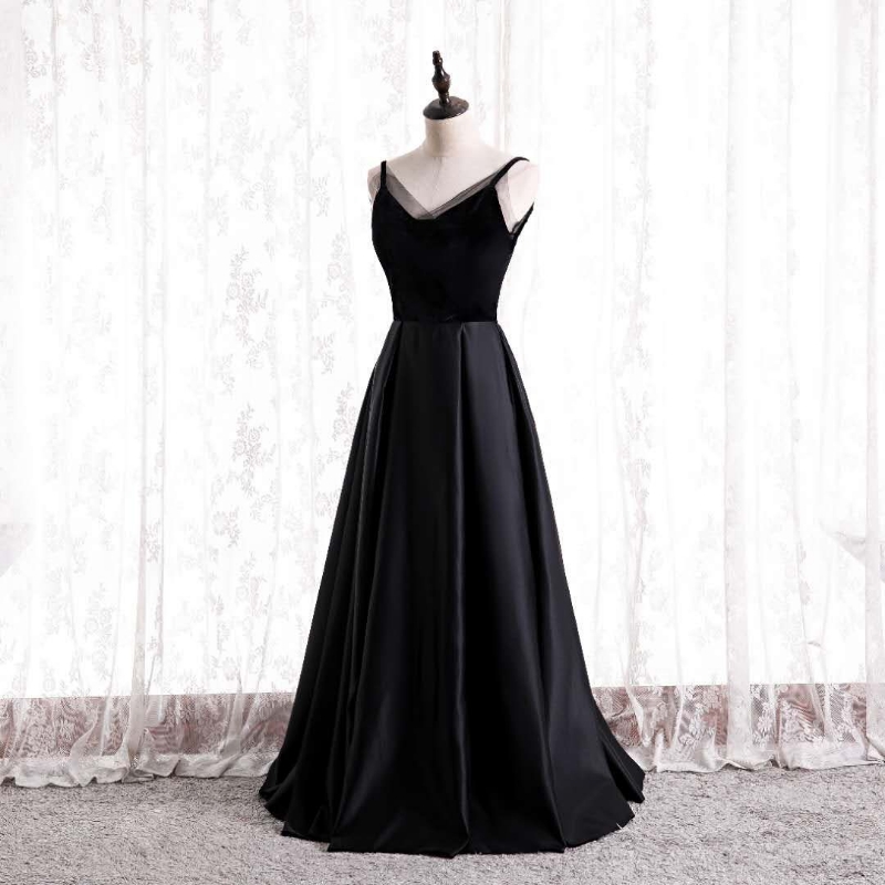Black Prom Dress Full Length Evening Dress Formal Dress Sa2113 on Luulla