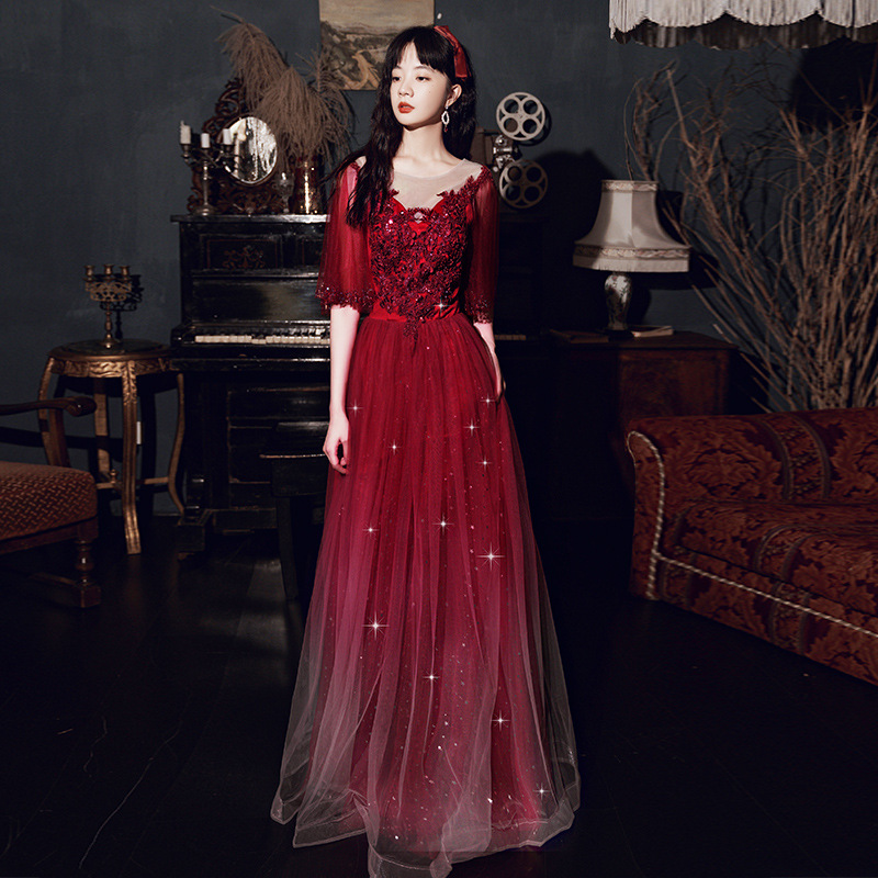 Full Length Prom Dress Evening Party Dress Hand Made Custom Sa846 on Luulla