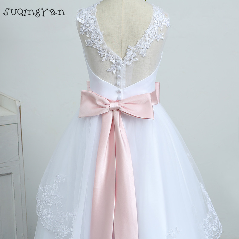 Lace Flower Girls Dresses Vestidos De Primera Comunion Communie Jurk ...